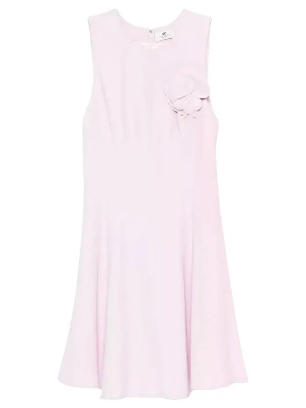 Elisabetta Franchi Crepe Mini Dress - Pink