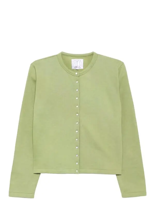 AGNÈS B. Pressions Cardigan - Green
