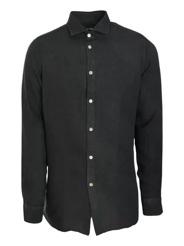 Boglioli Linen Shirt - Black