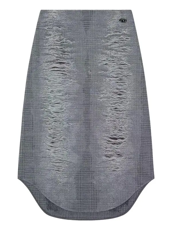 DIESEL® O-tavy Midi Skirt - Grey