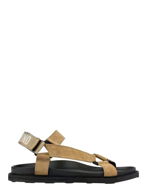 Moschino Suede Sandals - Brown