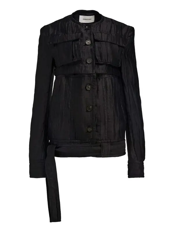 FERRAGAMO Lightweight Jacket - Black
