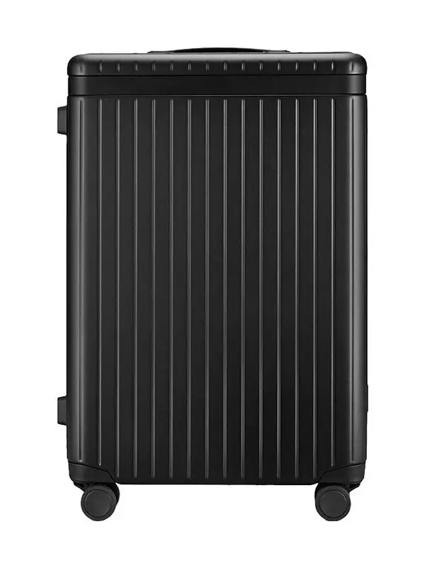 CARL FRIEDRIK The Check In Wheeled Suitcase - Black