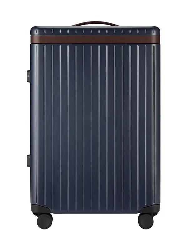 CARL FRIEDRIK The Check In Wheeled Suitcase - Navy/hackett