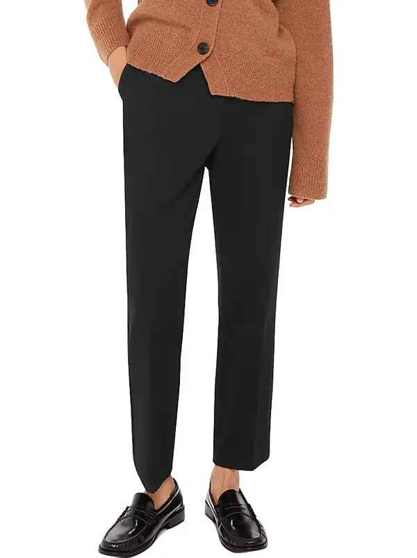 Whistles Petite Lily Cigarette Trousers - Black