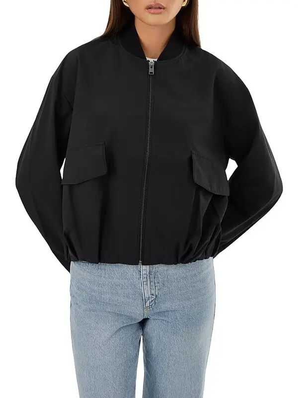 LAMARQUE Iriana Bomber Jacket - Black
