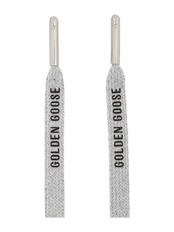GOLDEN GOOSE Shoe Laces Kit - Ice/black/