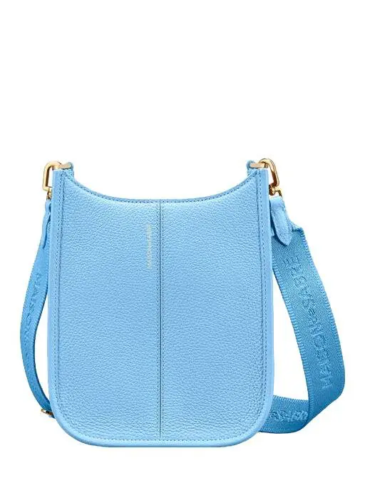 MAISON DE SABRE Leather Mini Saddle Bag - Sky Blue
