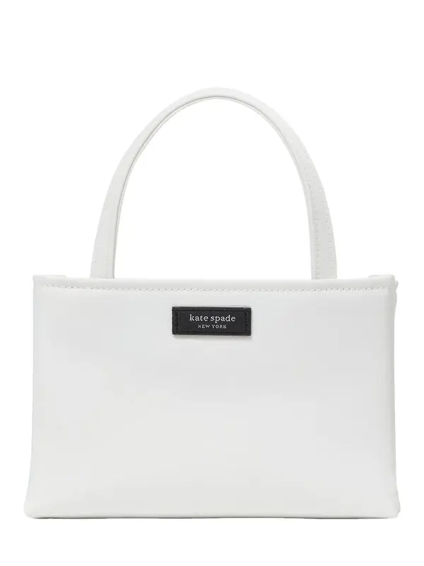 Kate Spade New York Mini Sam Icon Nylon Tote - White Dove
