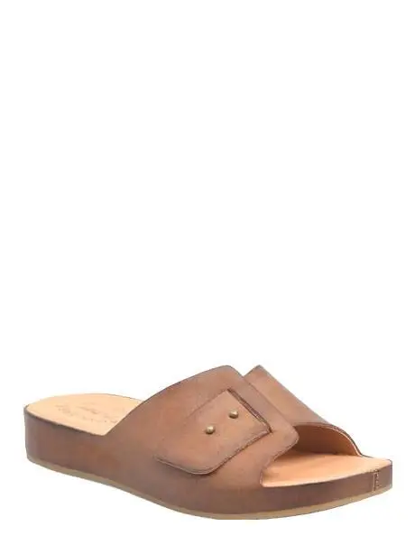 Kork-Ease® Mesa Slide Sandal - Brown Leather