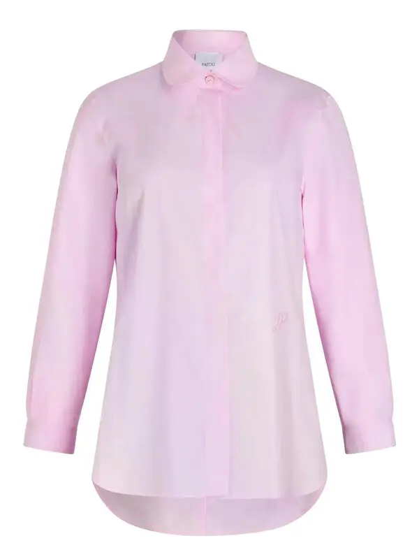 Patou Tailored Poplin Shirt - Pink