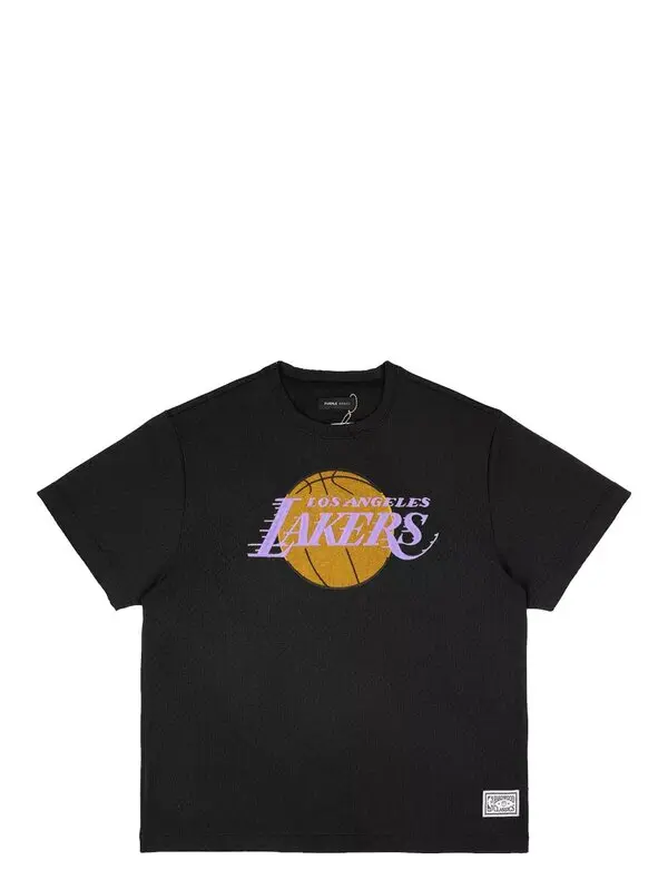 PURPLE BRAND La Lakers Mesh T-shirt - Black
