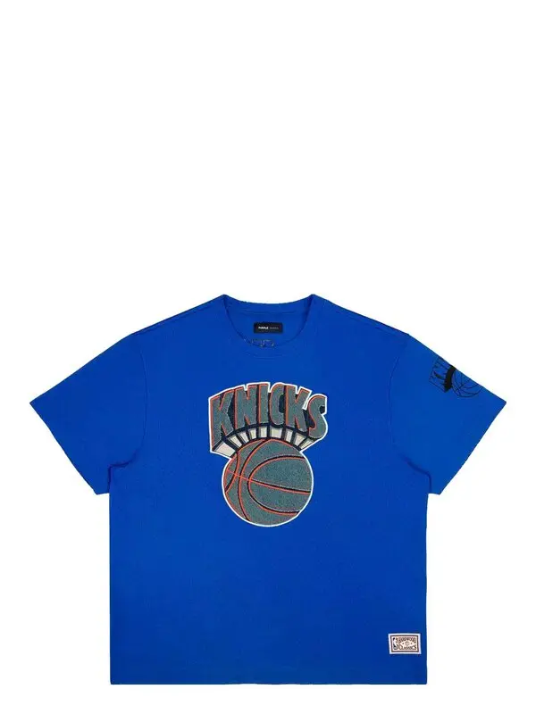 PURPLE BRAND Ny Knicks Mesh T-shirt - Blue