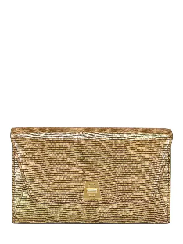 Akris Anouk Clutch - Gold