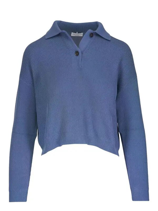 Brunello Cucinelli Cotton Top - Blue