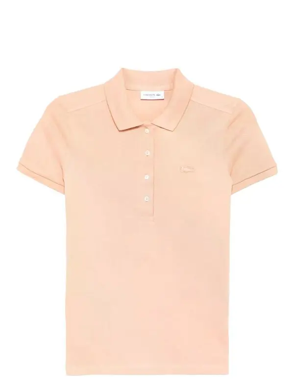 Lacoste Logo-patch Polo Top - Neutrals