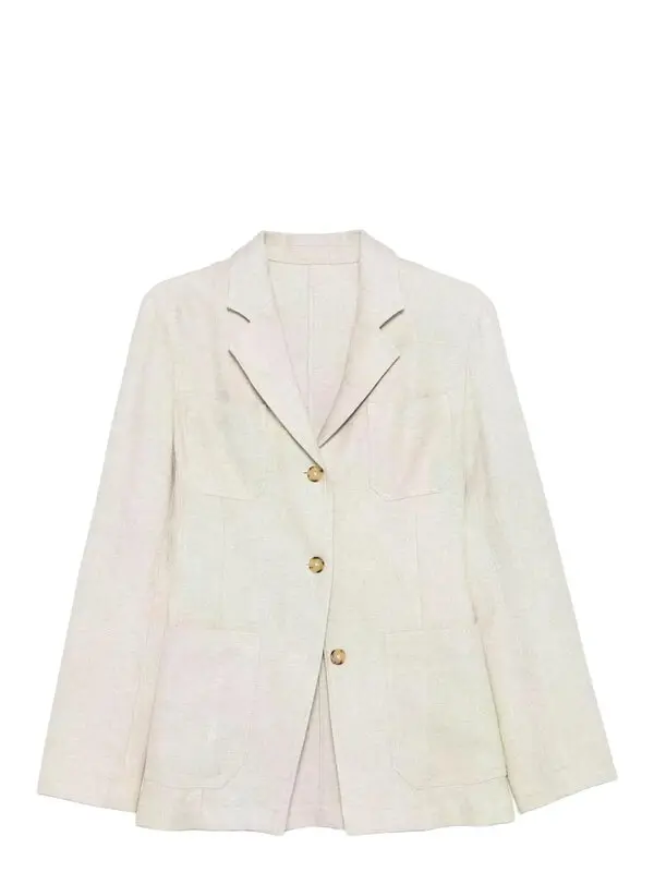 TOTEME Notched-lapels Blazer - Neutrals