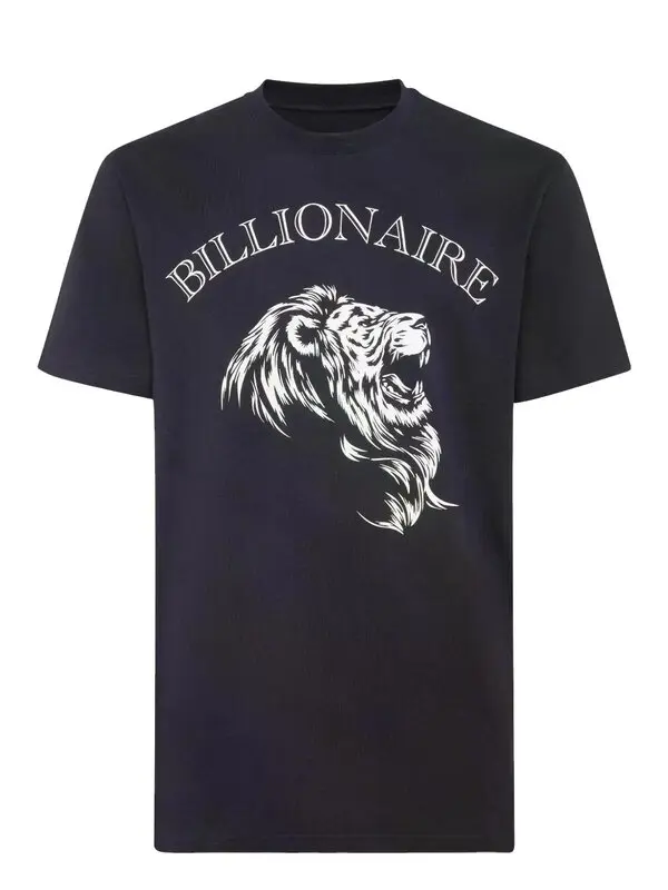 BILLIONAIRE Logo-print T-shirt - Blue