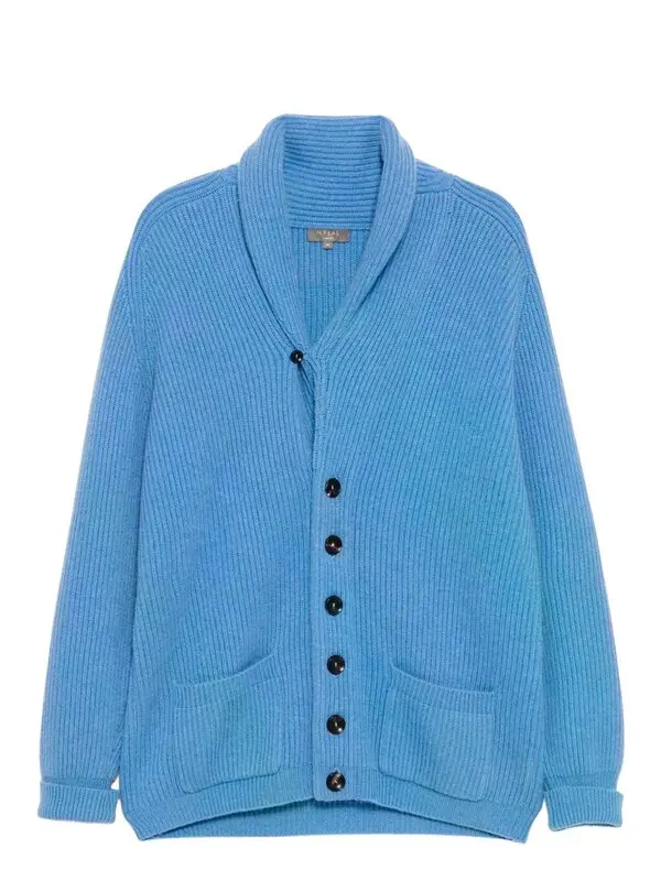 N.peal Kensington Cardigan - Blue