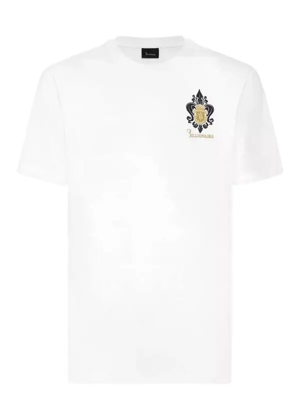 BILLIONAIRE Fleur-de-lis T-shirt - White