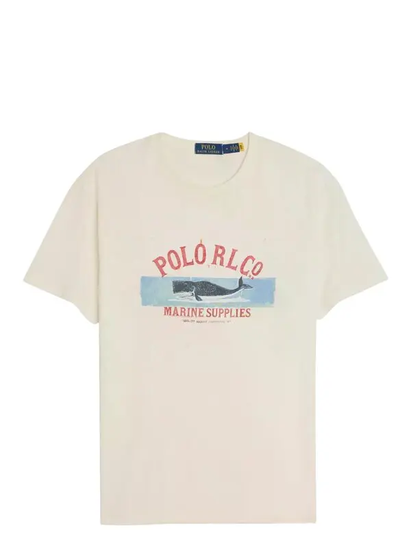 Polo Ralph Lauren Graphic Print T-shirt - Neutrals