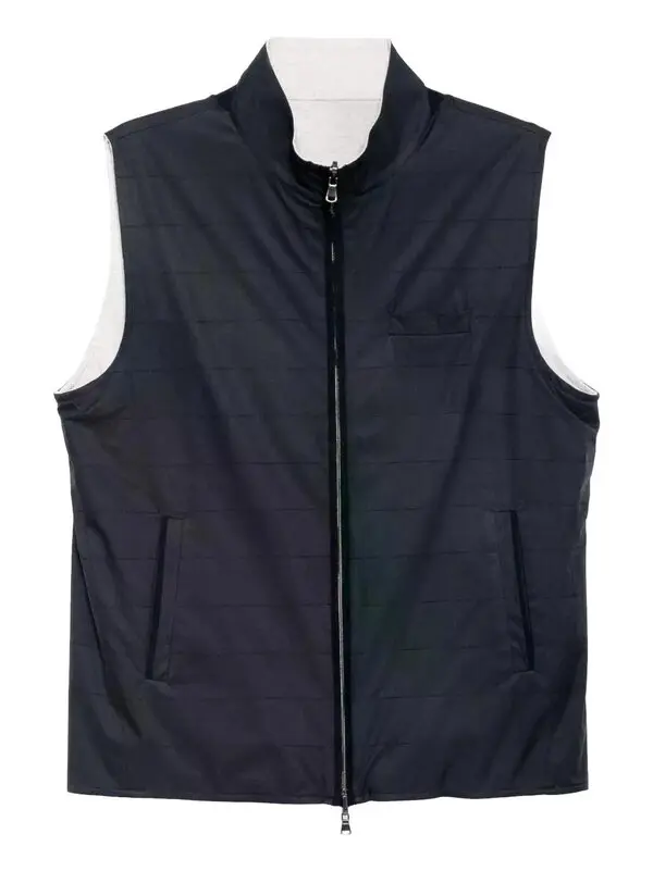 N.peal Reversible Gilet - Blue