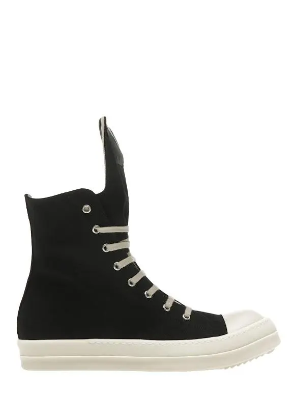 Rick Owens Hollywood High Top Sneakers - Black/milk