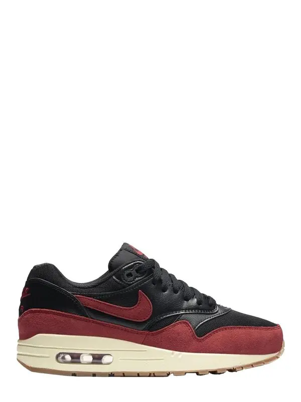 Nike Air Max 1 Sneakers - Black/gym Red/sail