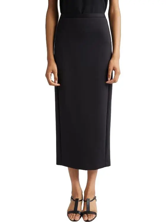 Max Mara Charme Jersey Skirt - Black