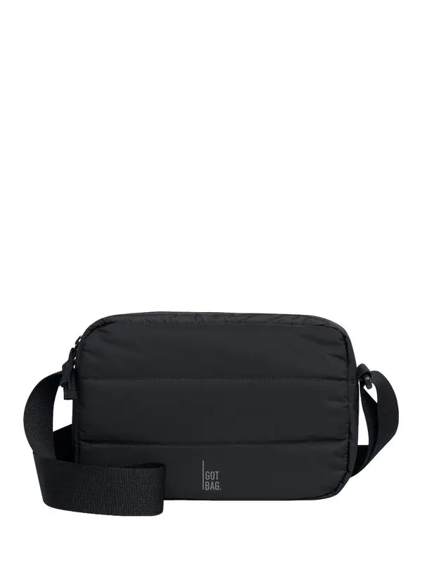 GOT BAG Puffer Crossbody Bag - Black Monochrome