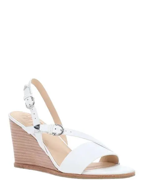 Frye Rachel Slingback Wedge Sandal - White