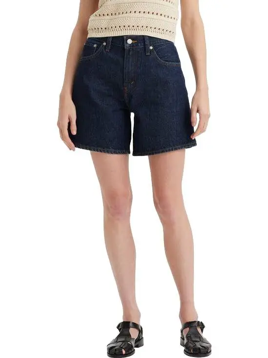 LEVI'S High-rise Baggy Denim Shorts - Remember Together