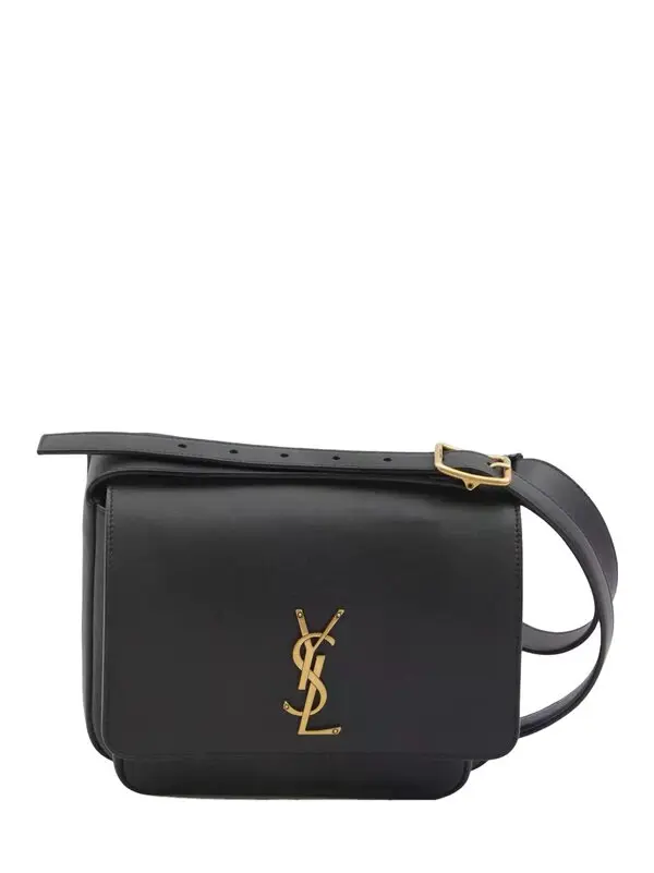 Saint Laurent Niki Saddle Bag - Black
