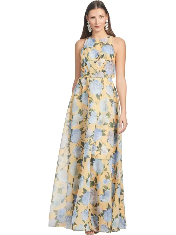 Sachin & Babi Kate Gown - Sun And Sea Peonies