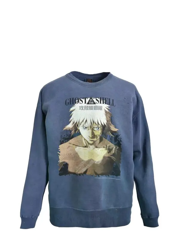 SAINT MXXXXXX Ghost In The Shell Sweatshirt - Blue