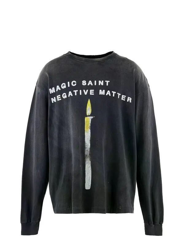 SAINT MXXXXXX Negative Matter Sweatshirt - Black