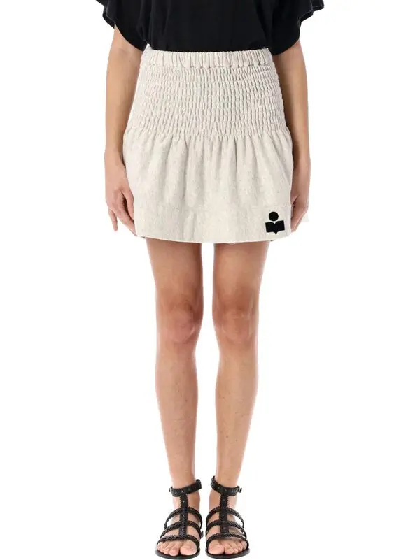 Isabel Marant Mini Skirt - Beige