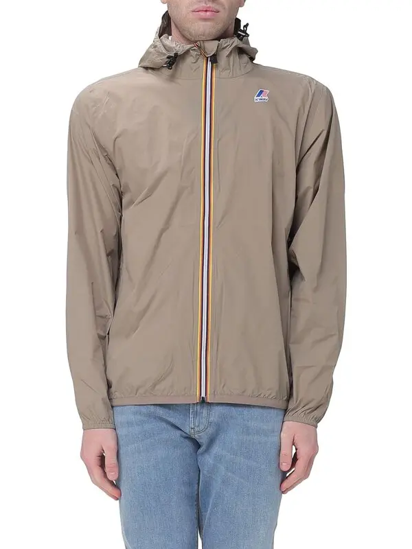 K-WAY Lightweight Hooded Jacket - Beige