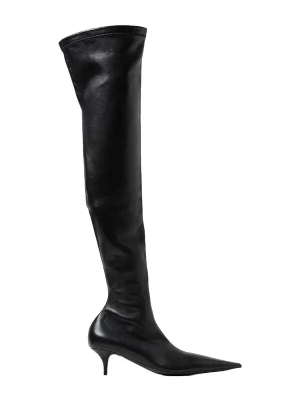 Balenciaga Over The Knee Boots - Black