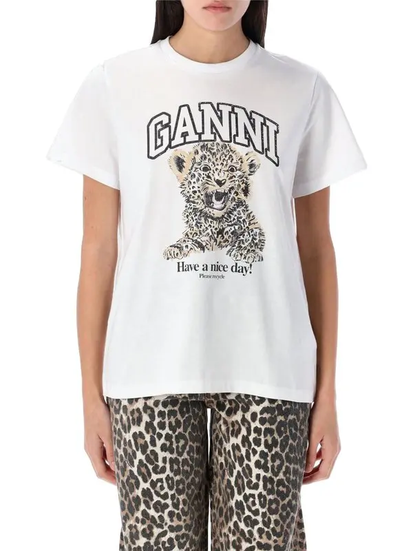 GANNI T-shirt - Savannah
