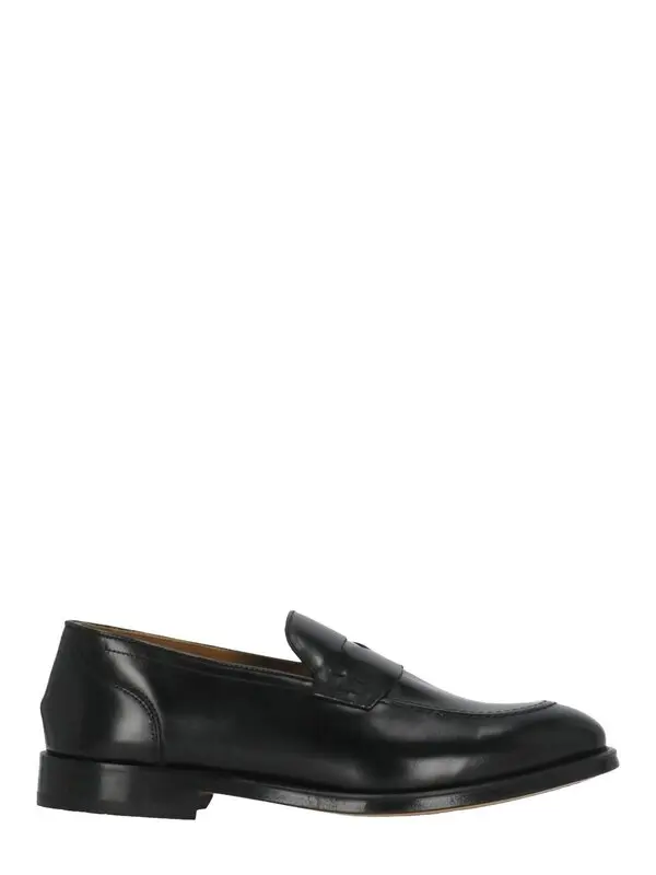 DOUCAL'S Leather Loafers - Black