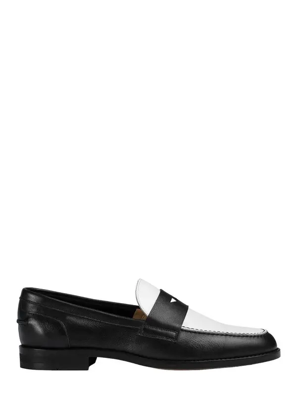 DOUCAL'S Two-tone Loafers - Black