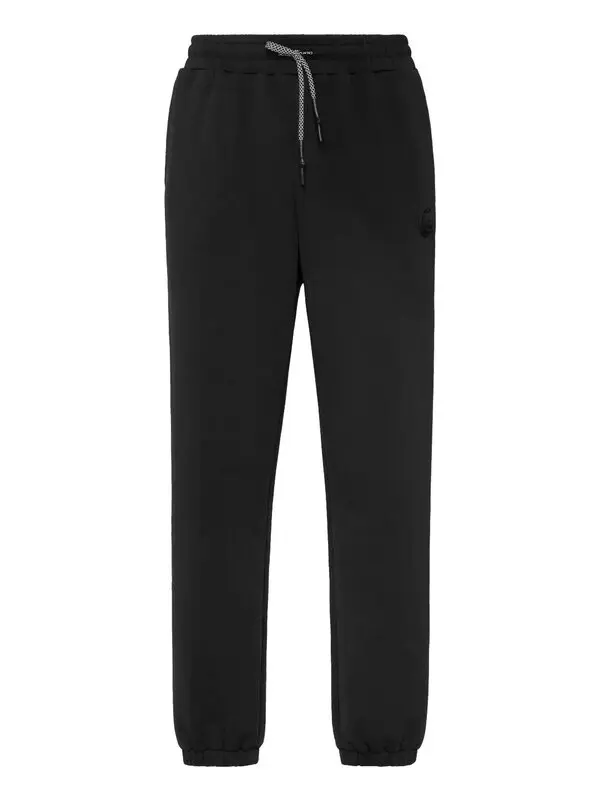 PLEIN SPORT Logo-patch Track Pants - Black