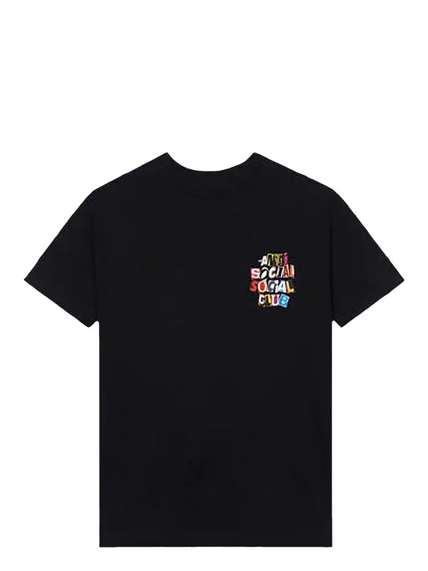 ANTI SOCIAL SOCIAL CLUB Torn Pages Of Our Story Tee - Black