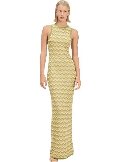 Devon Windsor Dalia Knit Maxi Dress - Green