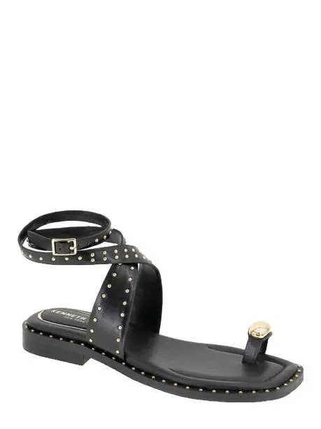 KENNETH COLE Ravenn Studded Sandal - Black