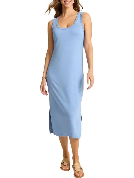 Tommy Bahama Drapey Ponte Midi Dress - French Blue