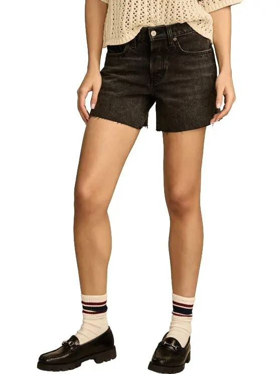 Lucky Brand 90s High-waisted Denim Shorts - Cook Out Wash