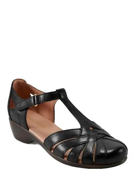 Easy Spirit Darlyn T-strap Pumps - Black