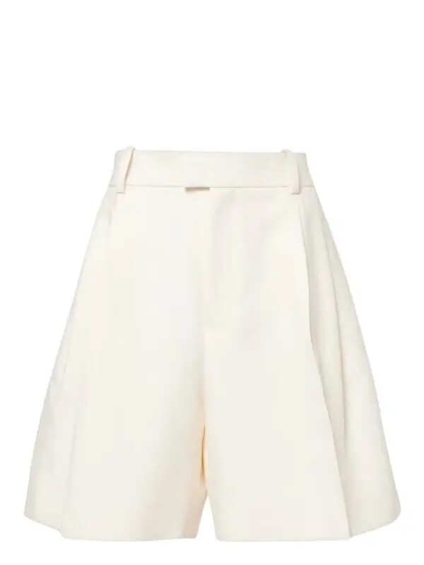 JIL SANDER Cotton Bermuda Shorts - White